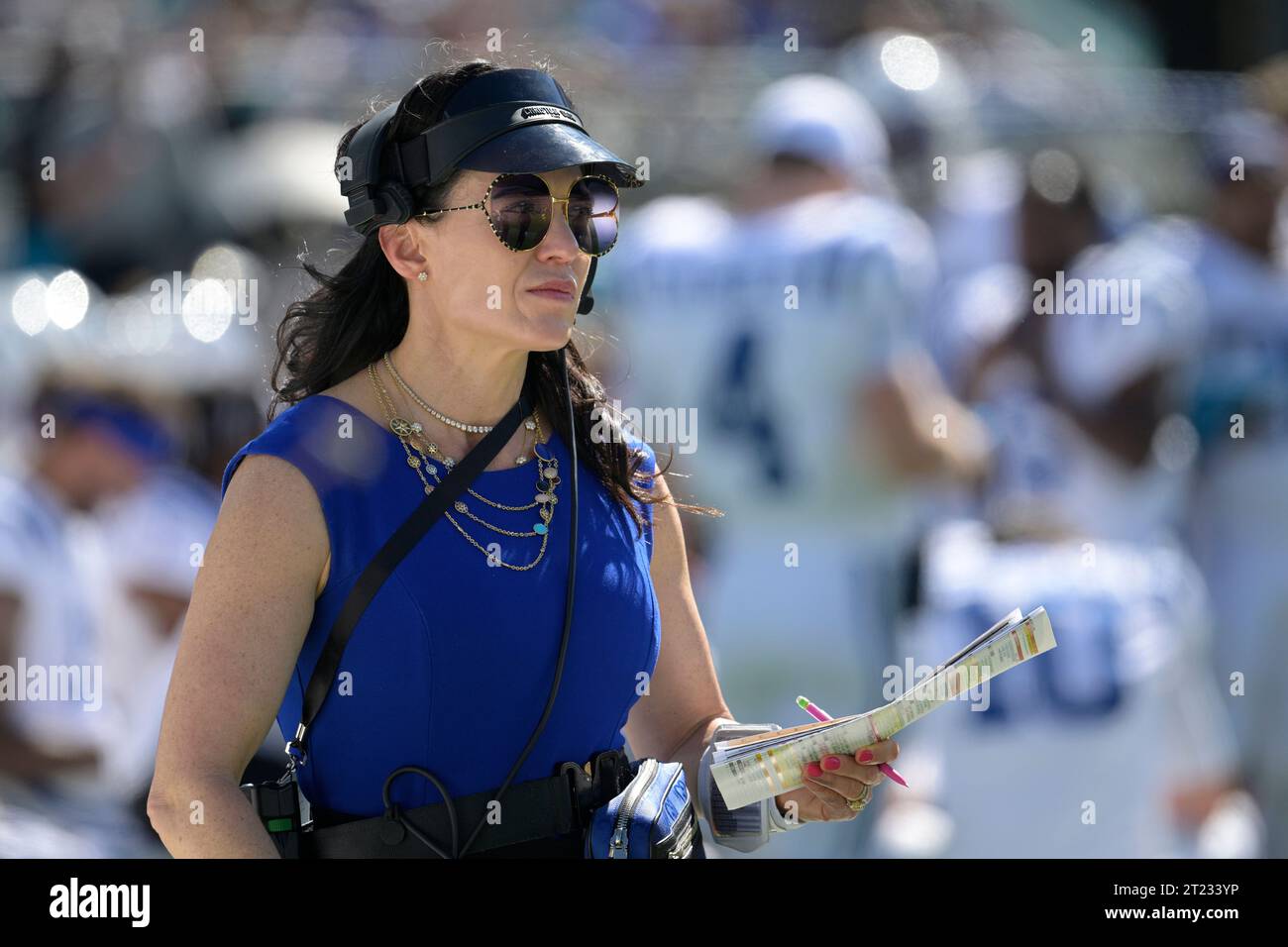 Indianapolis Colts co-owner Carlie Irsay-Gordon watches from the ...