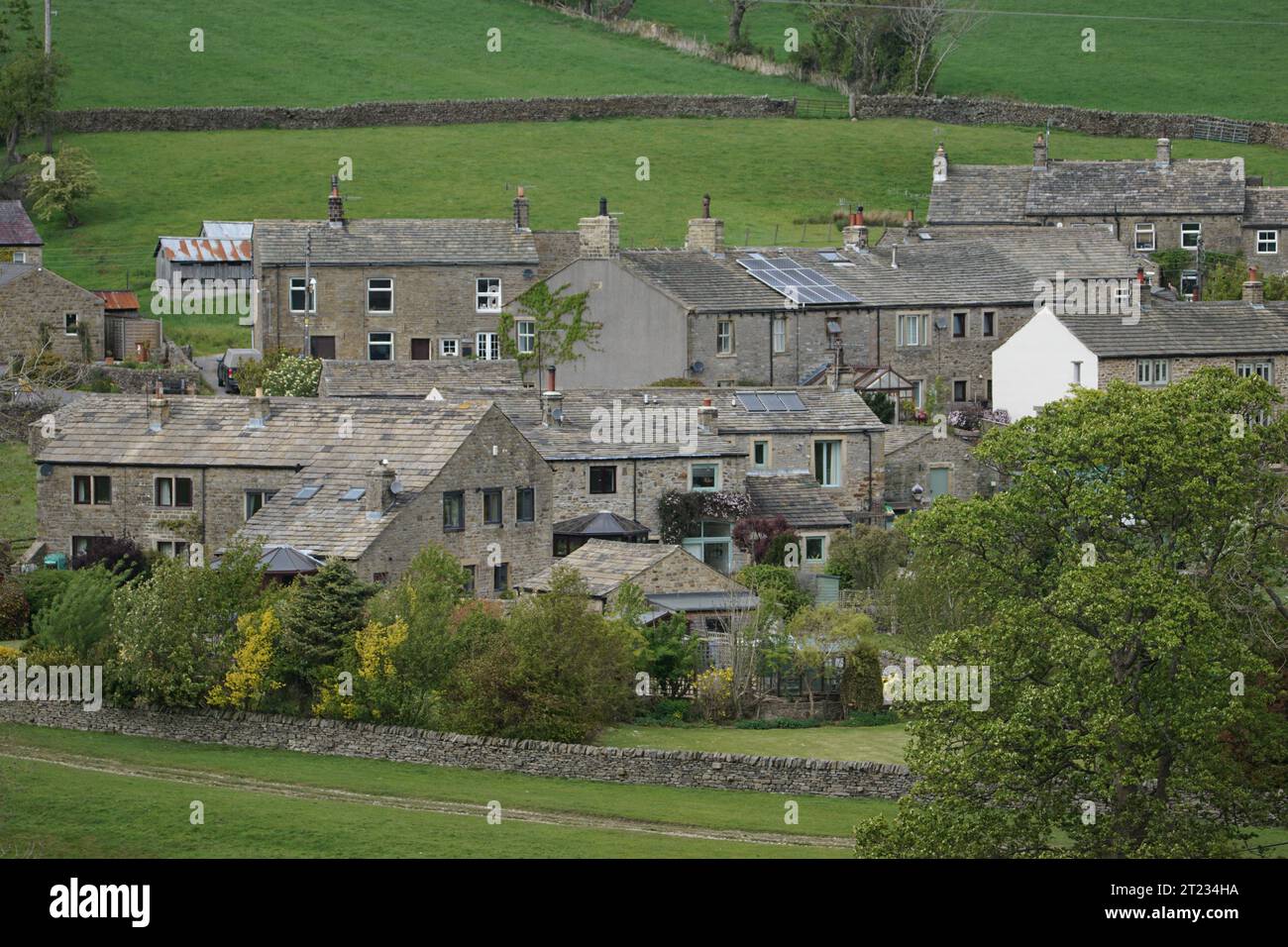 The Fold in the dales village of Lothersdale, Craven District, North ...