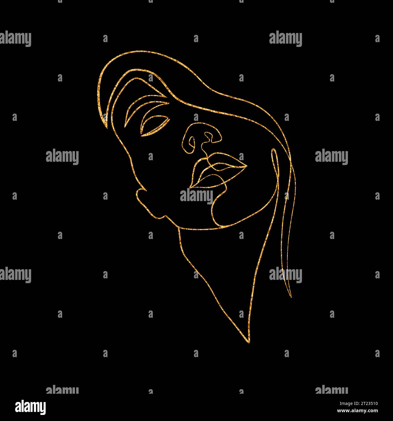 Minimal woman face Stock Vector Image & Art - Alamy