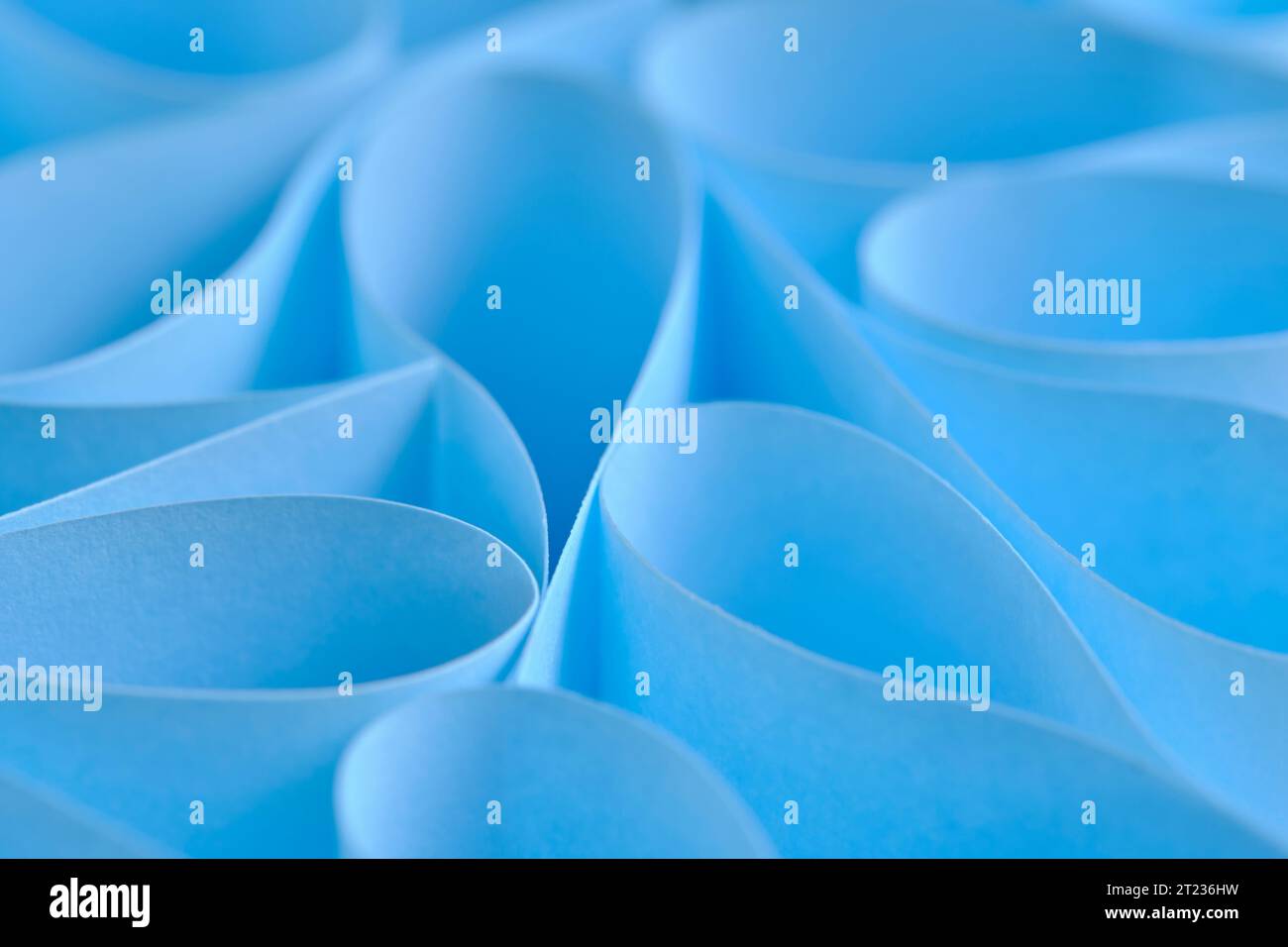 Abstract, blue paper background with smooth lines Stock Photo - Alamy