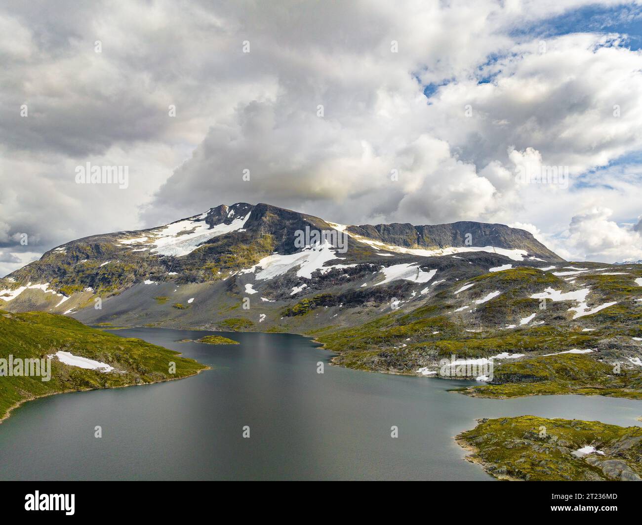 Typical fjord landscape with snow hi-res stock photography and images ...