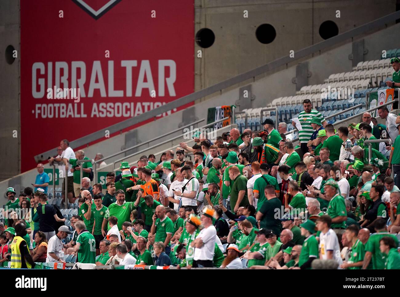 Republic of Ireland fans during the UEFA Euro 2024 Qualifying Group B ...