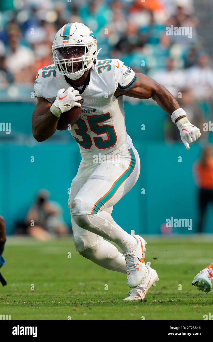 Miami Dolphins running back Chris Brooks (35) runs for a first down ...