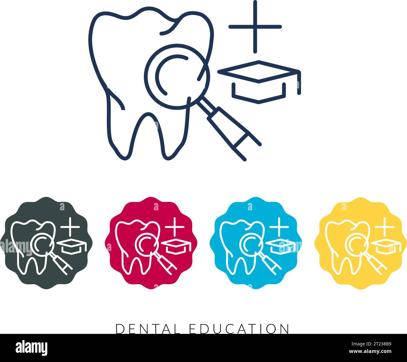 Oral health education vector vectors hi-res stock photography and ...
