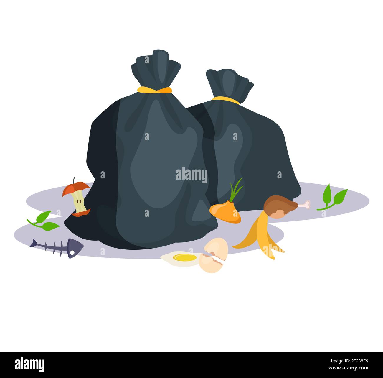 Green waste in bags Cut Out Stock Images & Pictures - Alamy