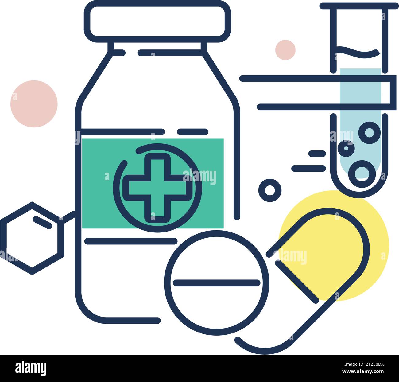 Chemistry r&d lab Stock Vector Images - Alamy