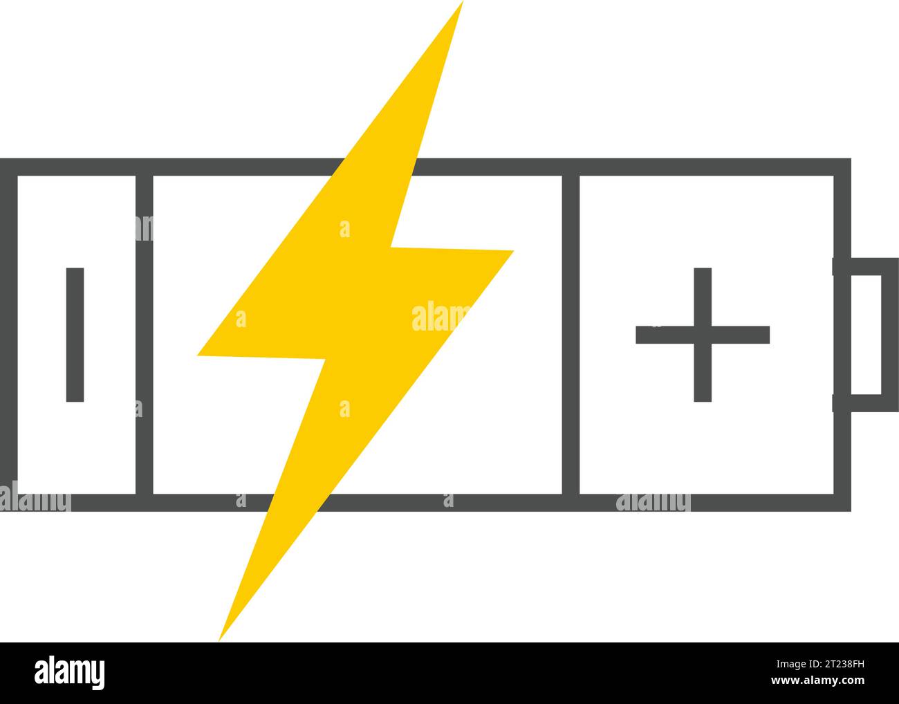Battery AA & AAA Cell Charging - Stock Icon as EPS 10 File Stock Vector ...
