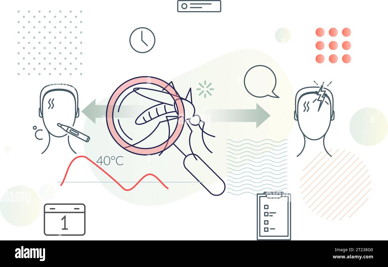 Dengue Fever (DENV) - Progress - Stock Illustration as EPS 10 File ...