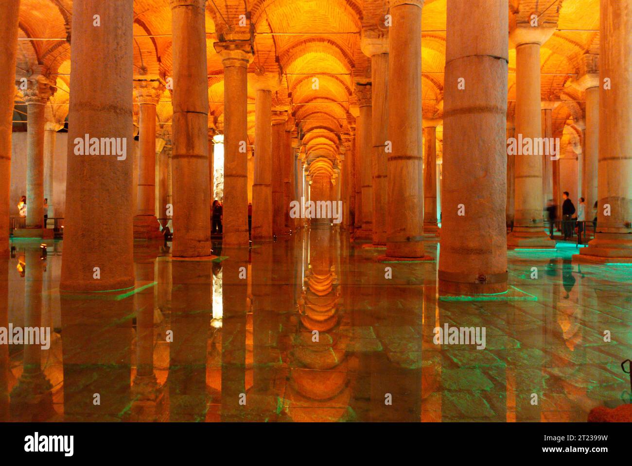 Istanbul, Turkey, The Basilica Cistern, or Cisterna Basilica is the ...