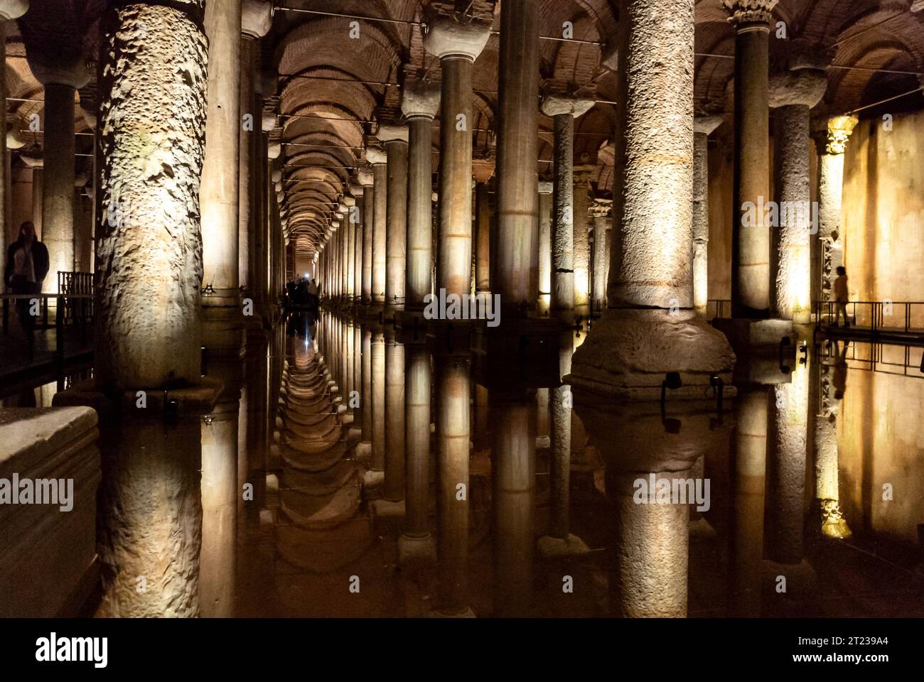 Istanbul, Turkey, The Basilica Cistern, or Cisterna Basilica is the ...
