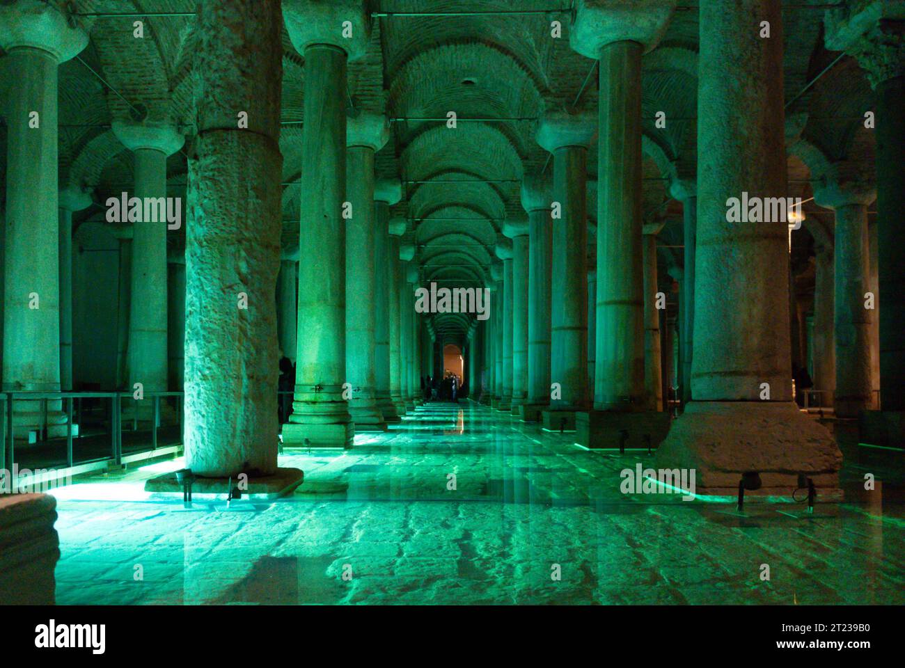 Istanbul, Turkey, The Basilica Cistern, or Cisterna Basilica is the ...