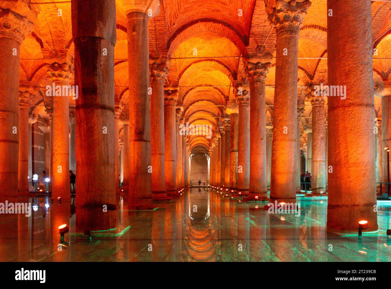Istanbul, Turkey, The Basilica Cistern, or Cisterna Basilica is the ...