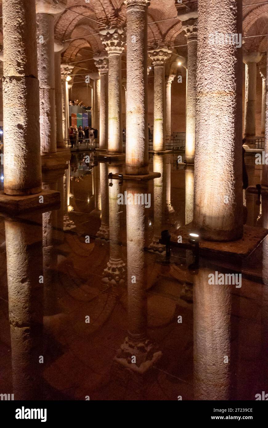 Istanbul, Turkey, The Basilica Cistern, or Cisterna Basilica is the ...