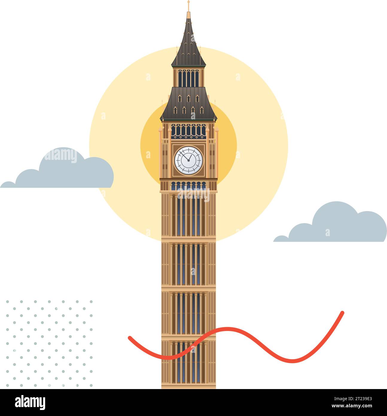 Big Ben - Great Clock of Westminster - Stock Illustration as EPS 10 File Stock Vector Image ...