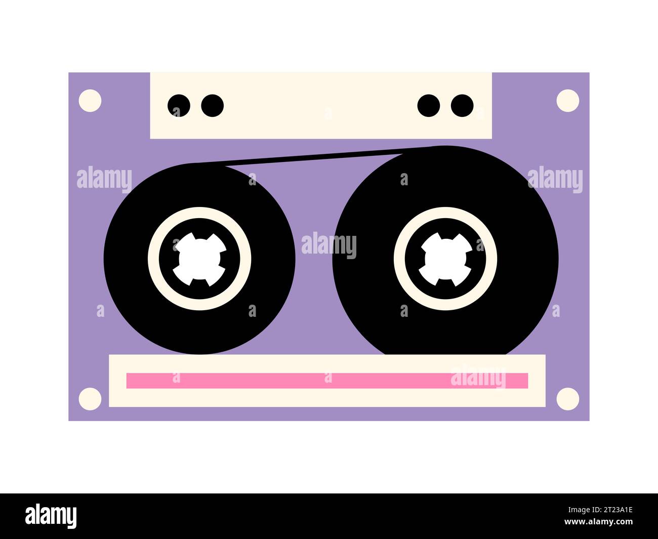 Retro audio cassette Stock Vector Image & Art - Alamy