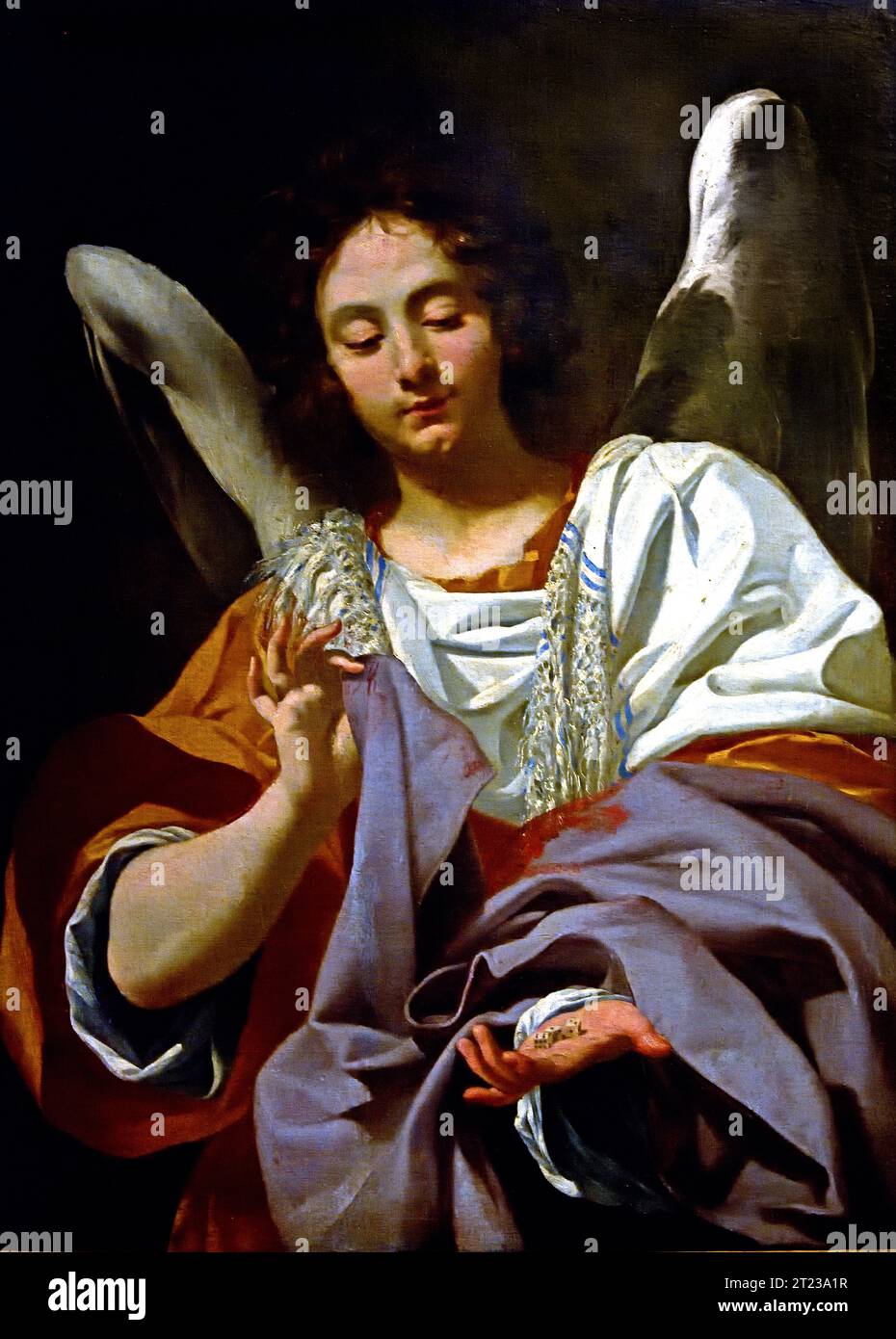 Angel 1615, by Simon, Vouet, Museum, Italy, ( Simon Vouet, 1590 - 1649 ...