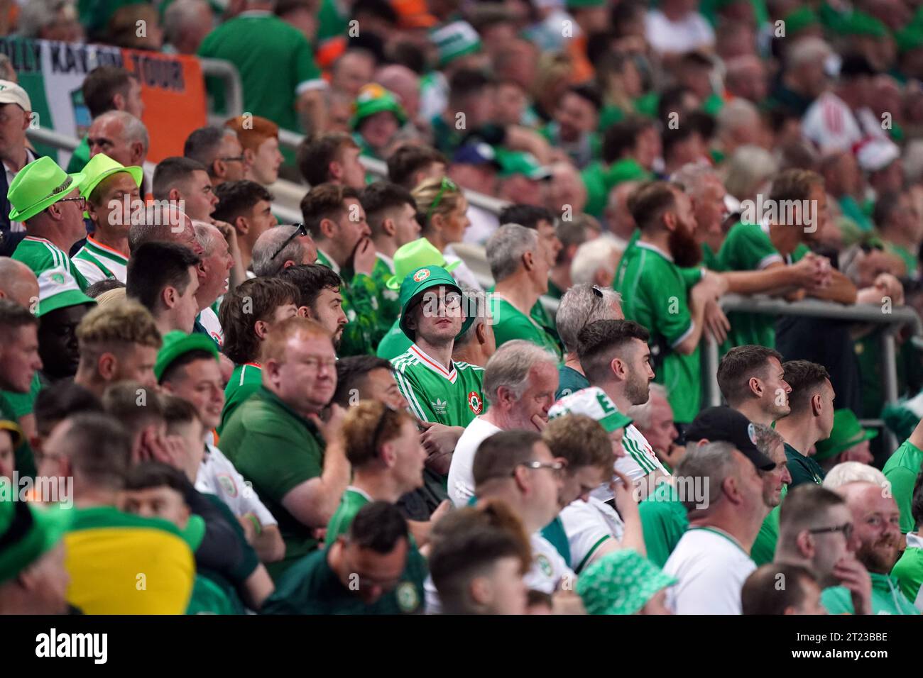 Republic of Ireland fans during the UEFA Euro 2024 Qualifying Group B ...