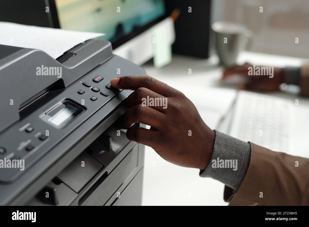 Office printer making copies close hi-res stock photography and images ...