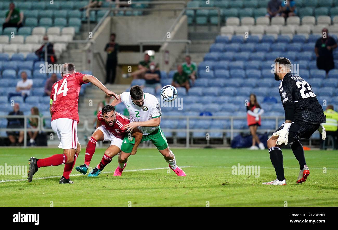 Republic of Ireland’s Matt Doherty scores their side's third goal of ...