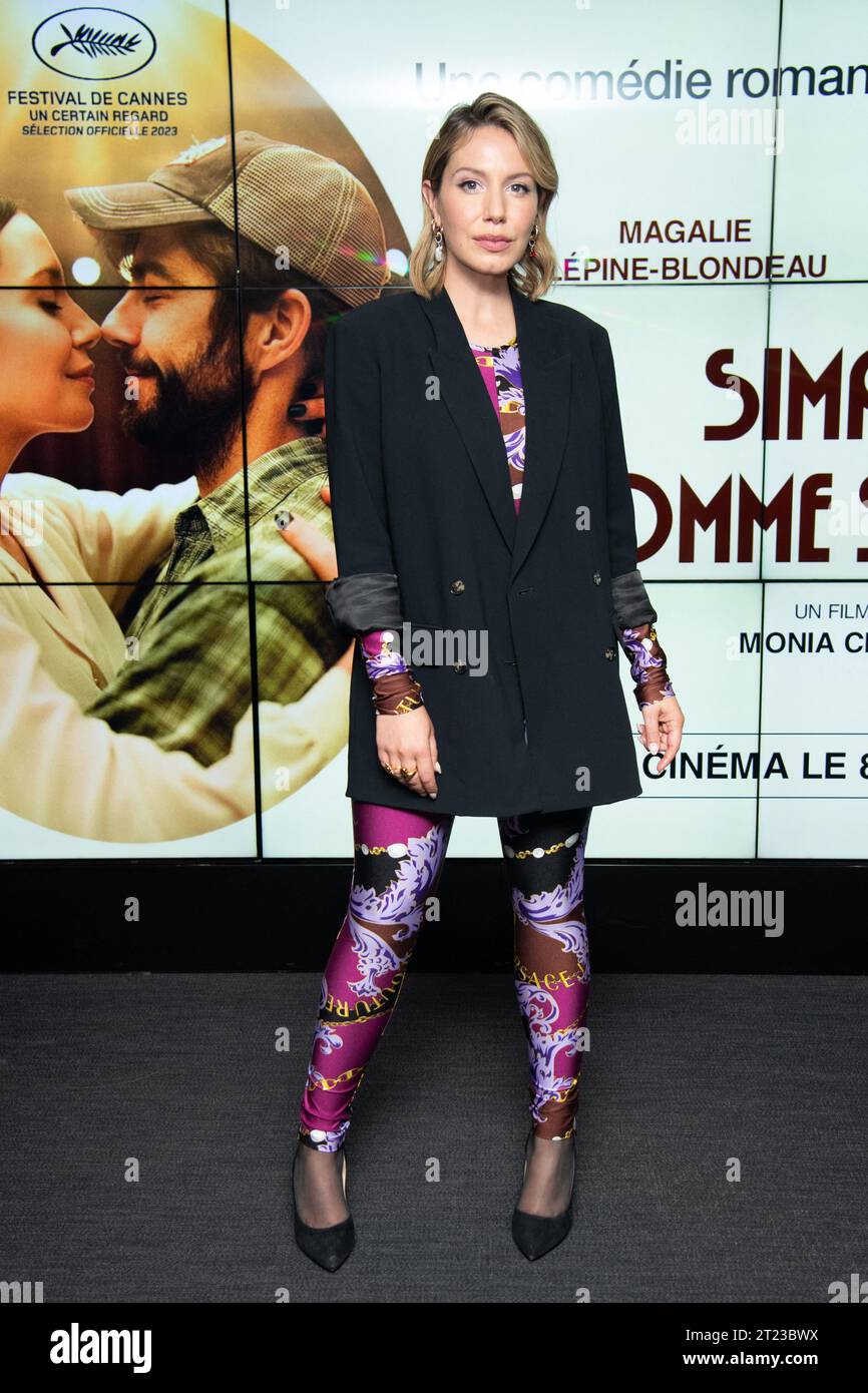 Paris, France. 16th Oct, 2023. Magalie Lepine-Blondeau attending the ...