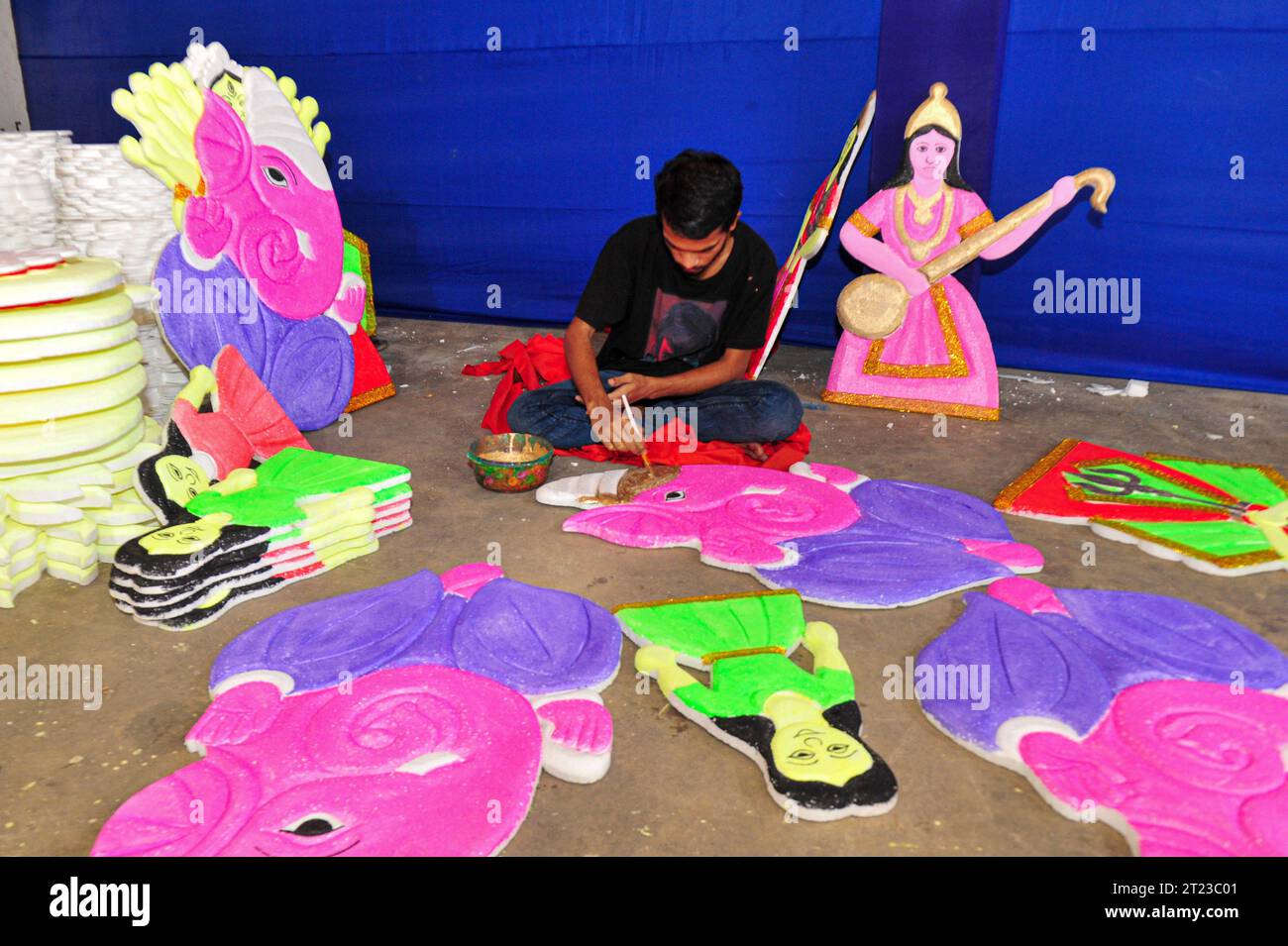 Sylhet, Bangladesh. 16 October 2023 Sylhet, Bangladesh: SAGOR PAUL, a ...