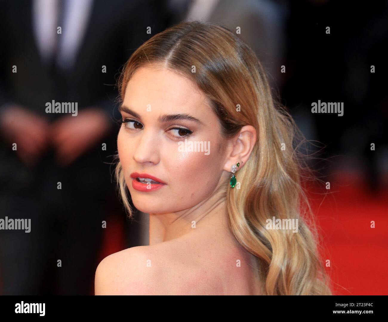 Lily James attends 'The Guernsey Literary And Potato Peel Pie Society ...