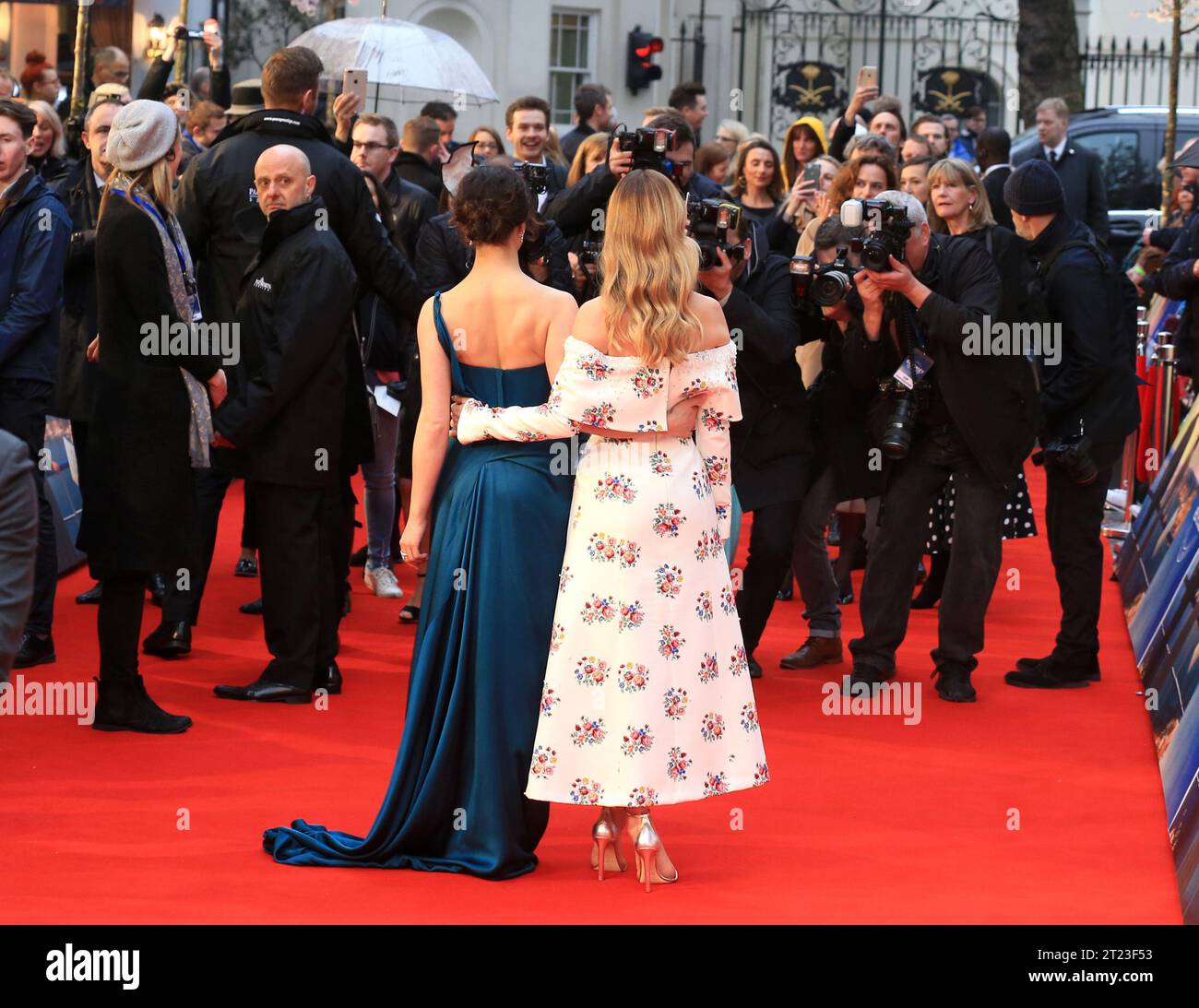 Jessica Brown Findlay and Lily James attend 'The Guernsey Literary And ...