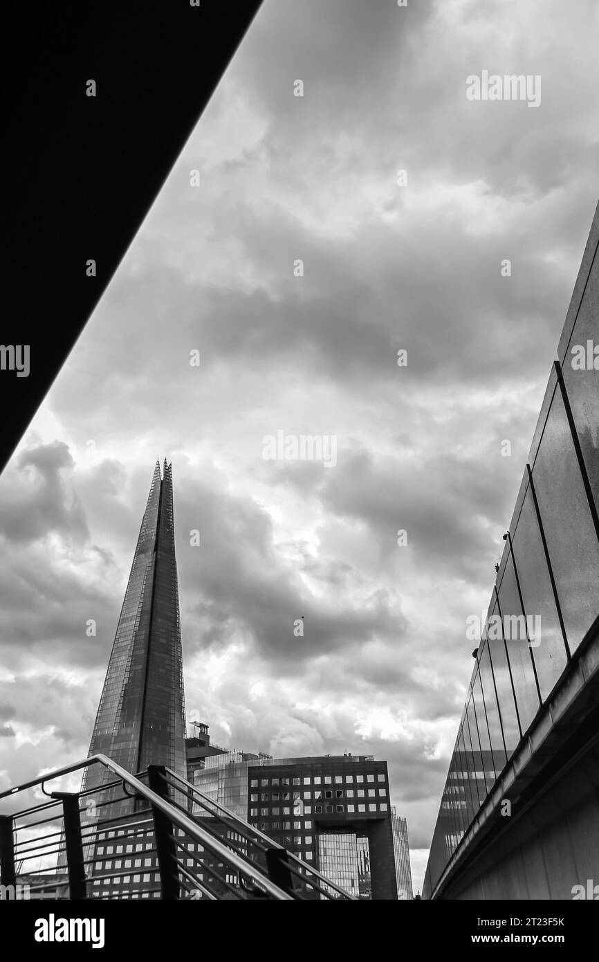 King William Street The Shard in the background Stock Photo - Alamy