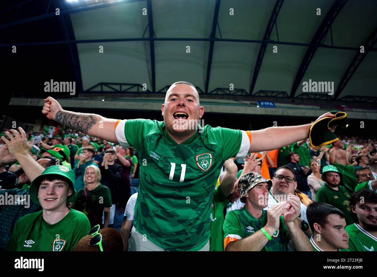 Republic of Ireland fans during the UEFA Euro 2024 Qualifying Group B ...