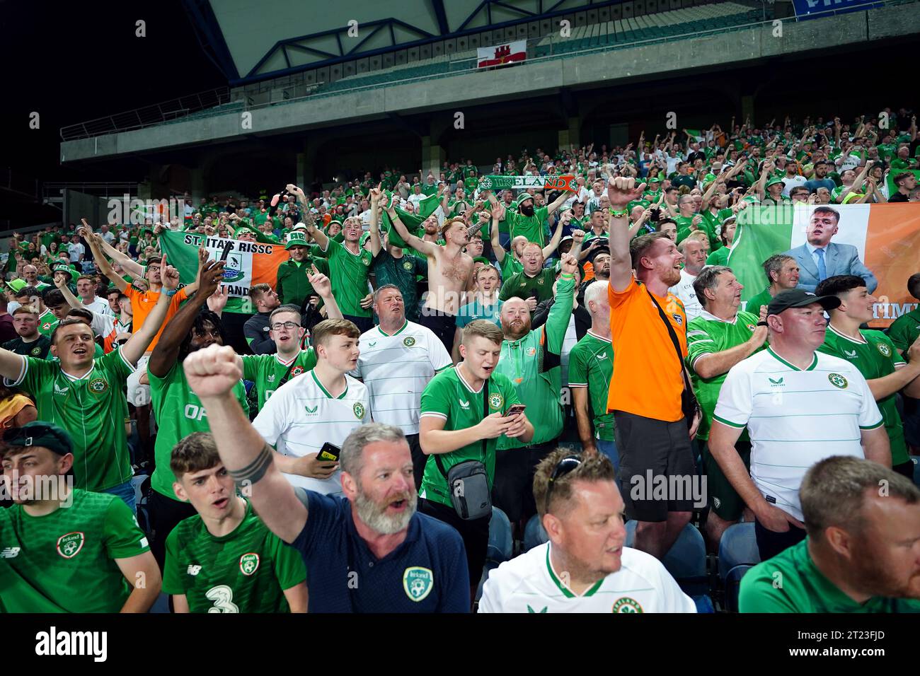Republic of Ireland fans during the UEFA Euro 2024 Qualifying Group B ...
