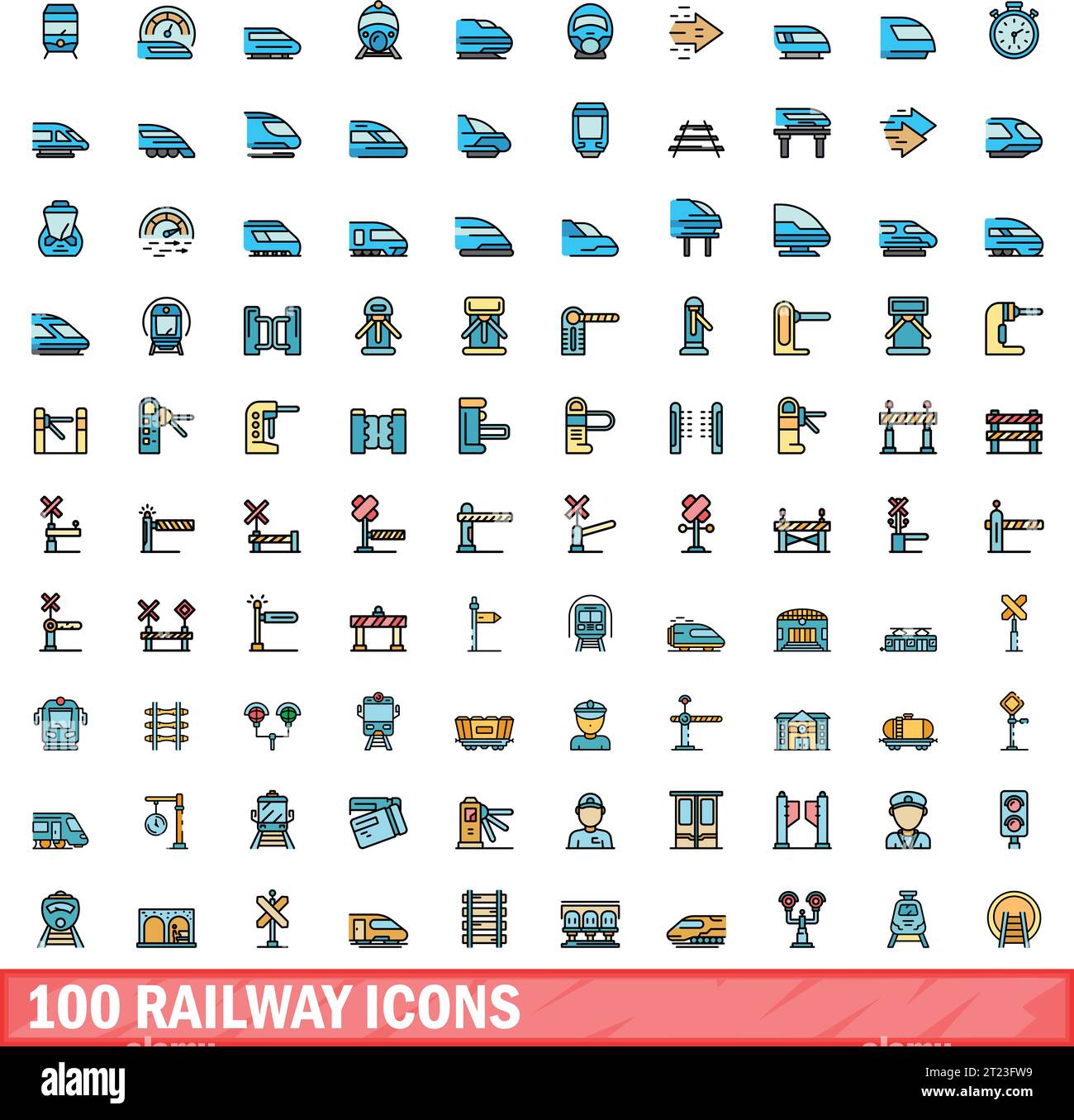 Road rail access platform Stock Vector Images - Alamy