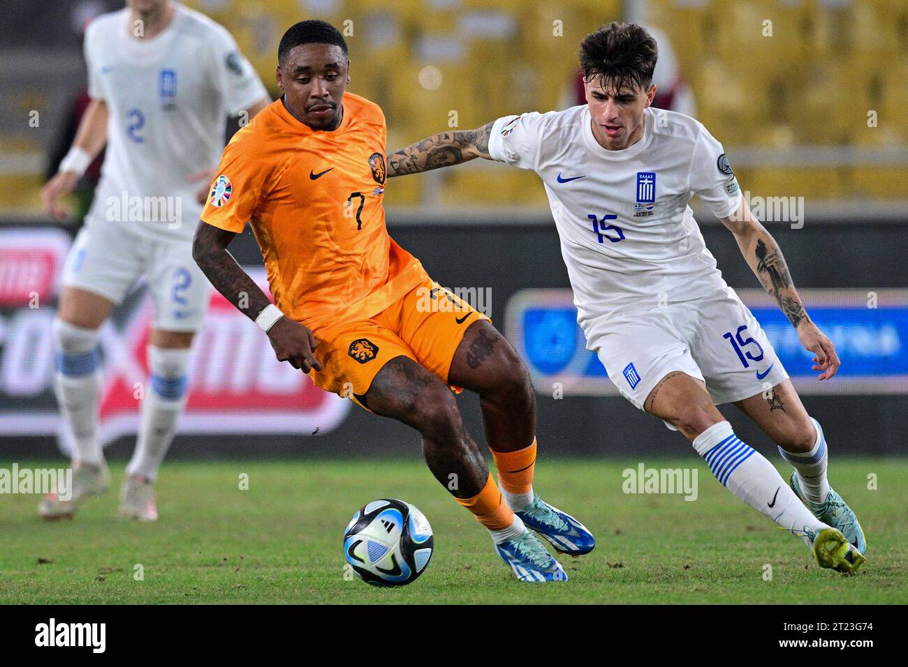 Athens, Greece. 16th Oct, 2023. ATHENS, GREECE - OCTOBER 16: Steven ...