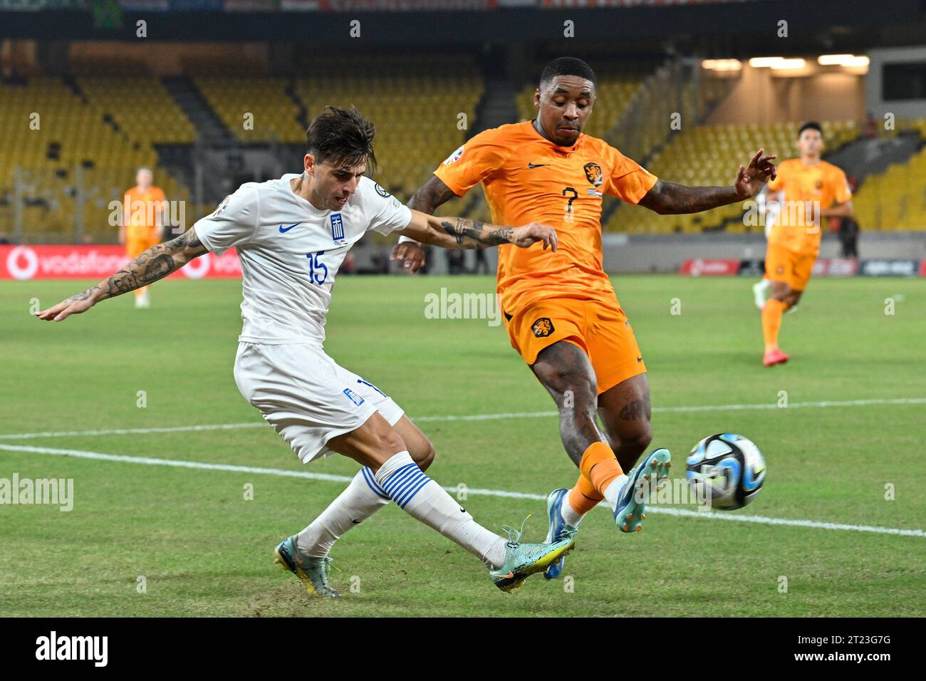 Athens, Greece. 16th Oct, 2023. ATHENS, GREECE - OCTOBER 16: Lazaros ...