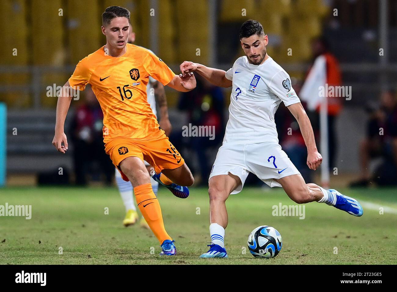 Athens, Greece. 16th Oct, 2023. ATHENS, GREECE - OCTOBER 16: Joey ...