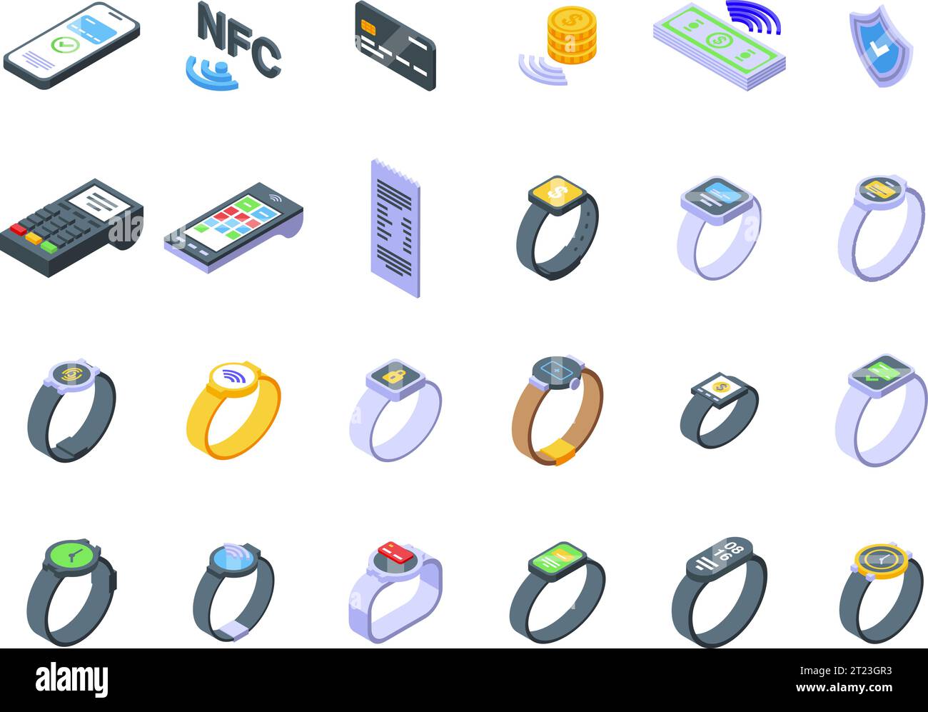 Wristband payment Stock Vector Images - Alamy