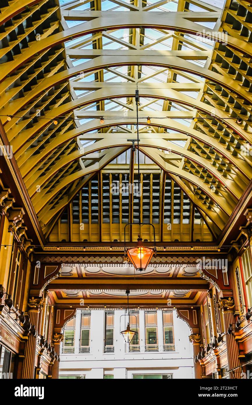 Inside London's amazing Leadenhall Market, London Stock Photo - Alamy