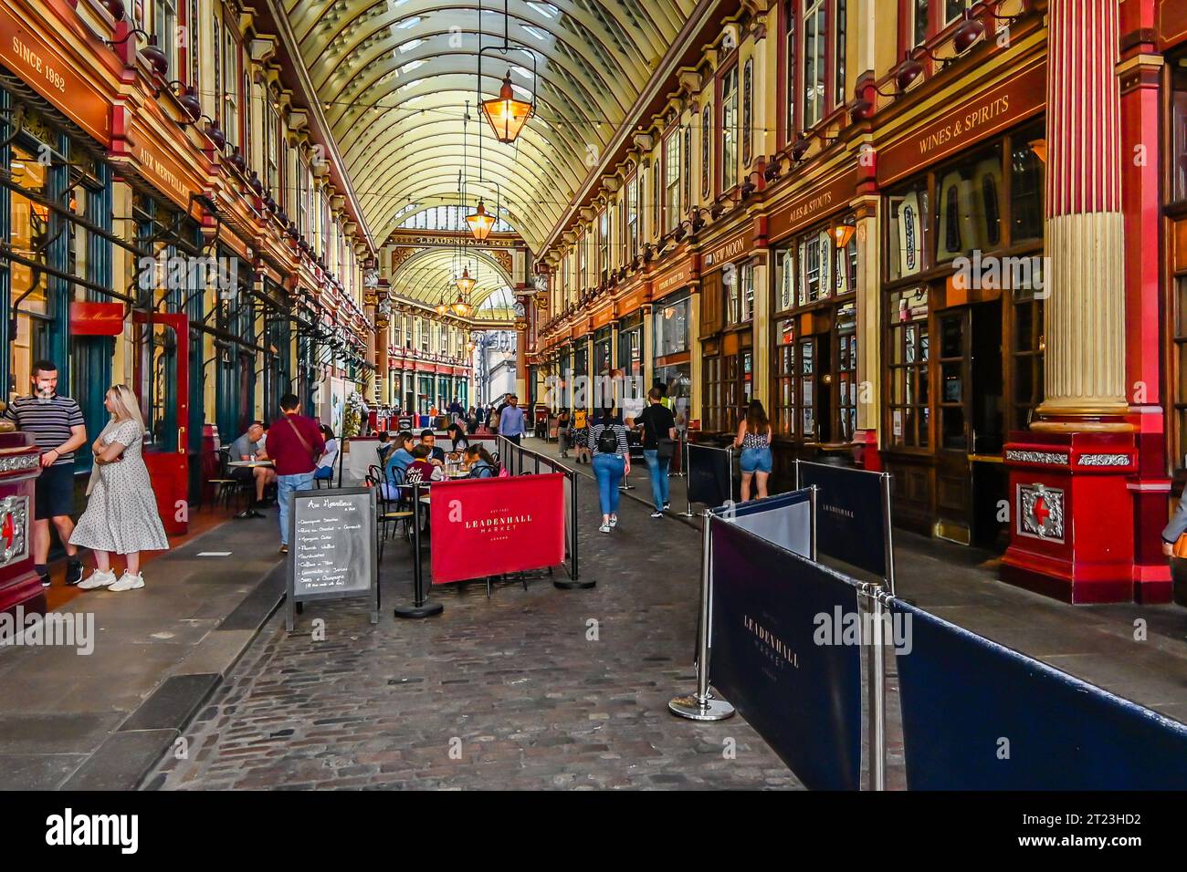 Inside London's amazing Leadenhall Market, London Stock Photo - Alamy
