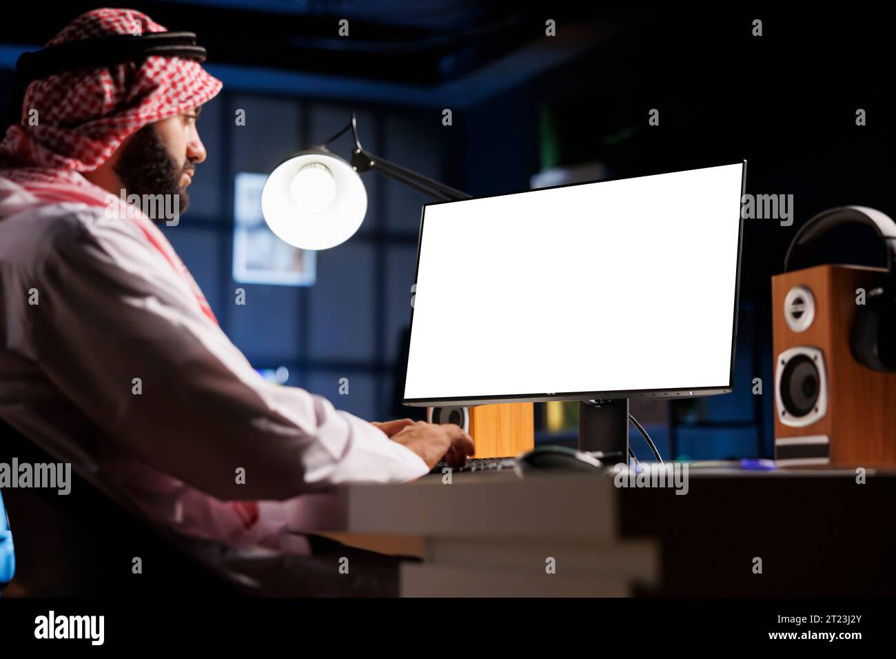 Desktop monitor displaying portrait hi-res stock photography and images ...