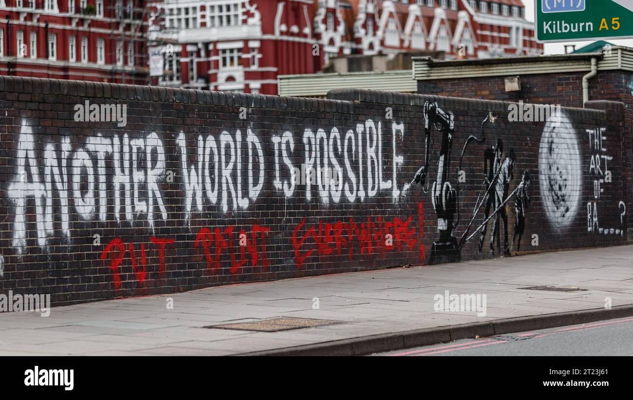 Banksy signature hi-res stock photography and images - Alamy