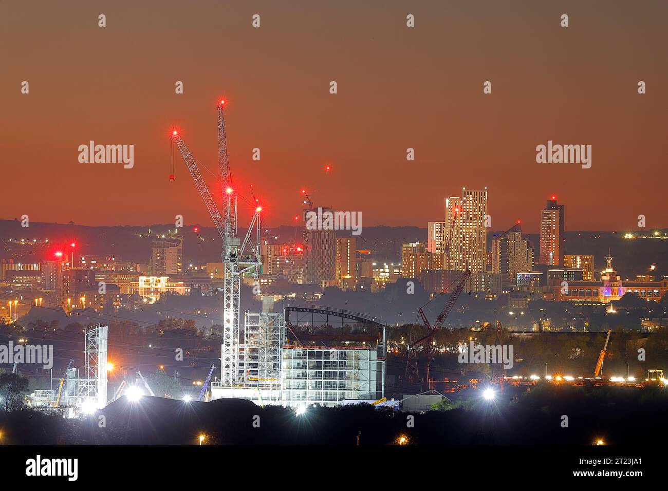Enfinium skelton grange at night hi-res stock photography and images ...
