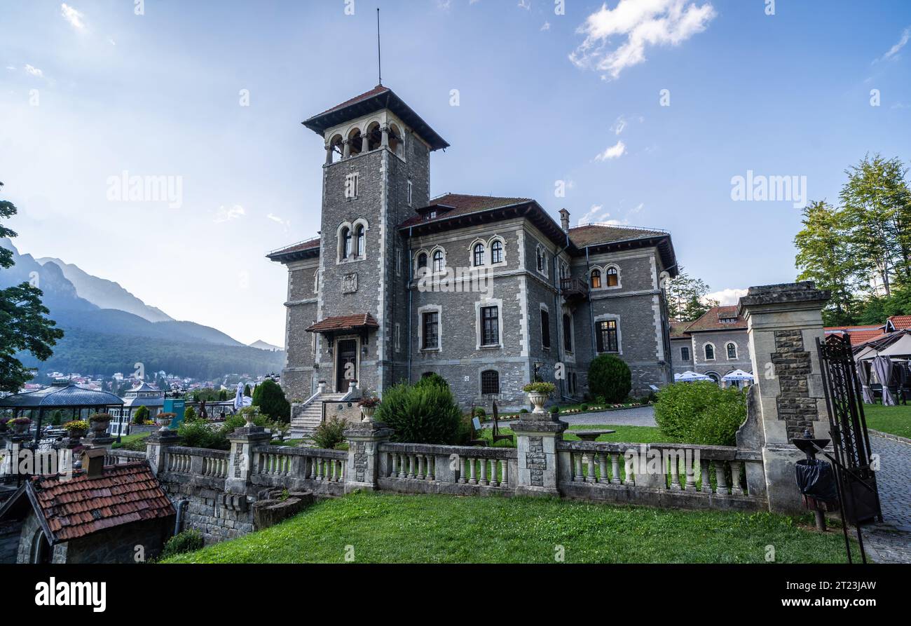 Wednesday Academy - Cantacuzino castle Romania Stock Photo - Alamy