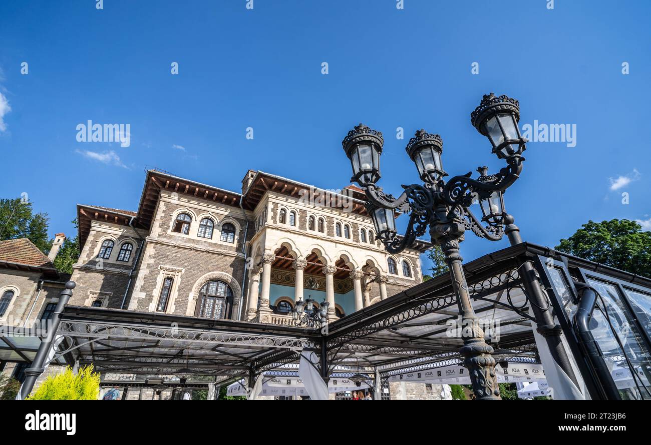 Wednesday Academy - Cantacuzino castle Romania Stock Photo - Alamy