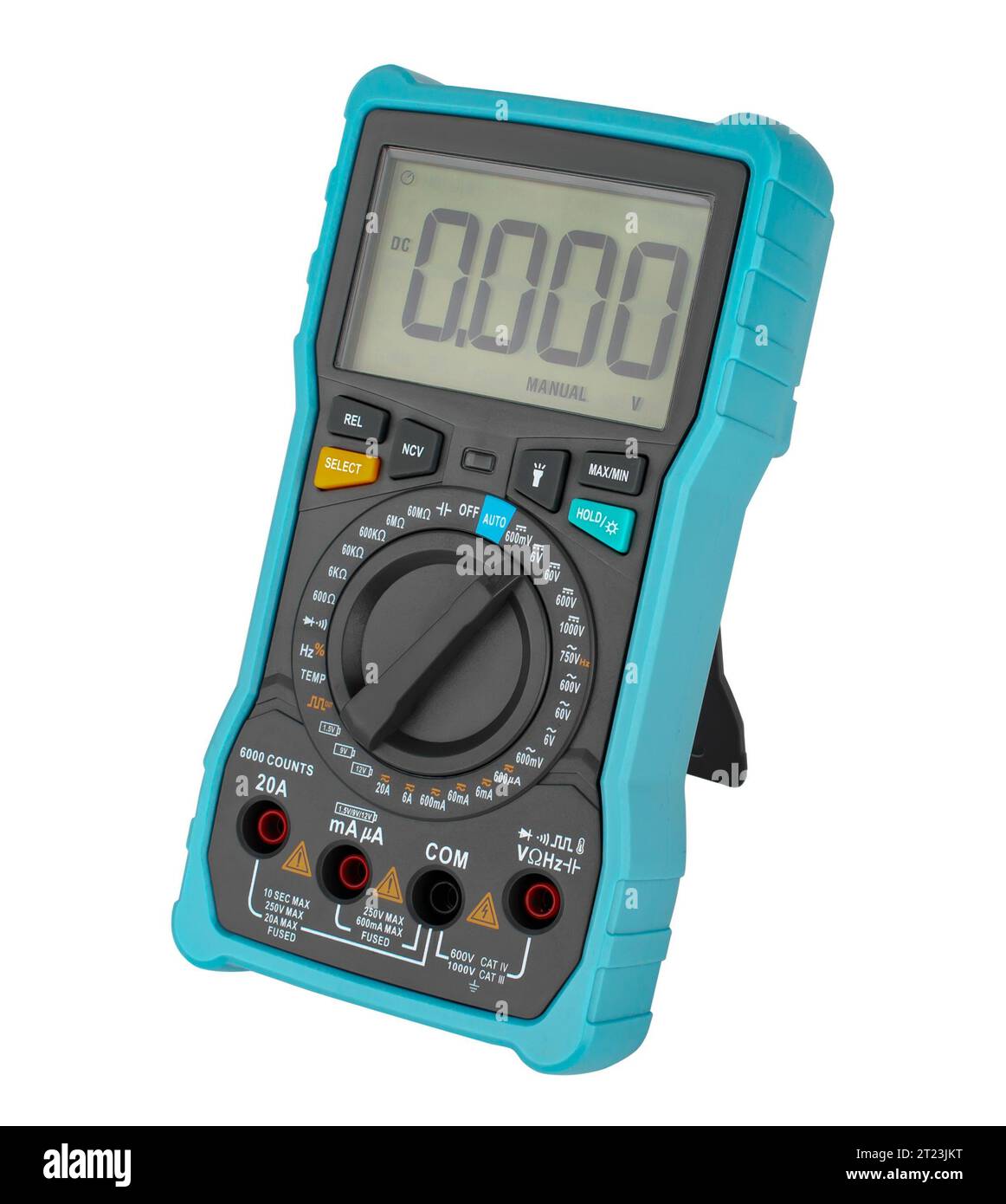 Multimeters, measuring instrument on white background in insulation ...