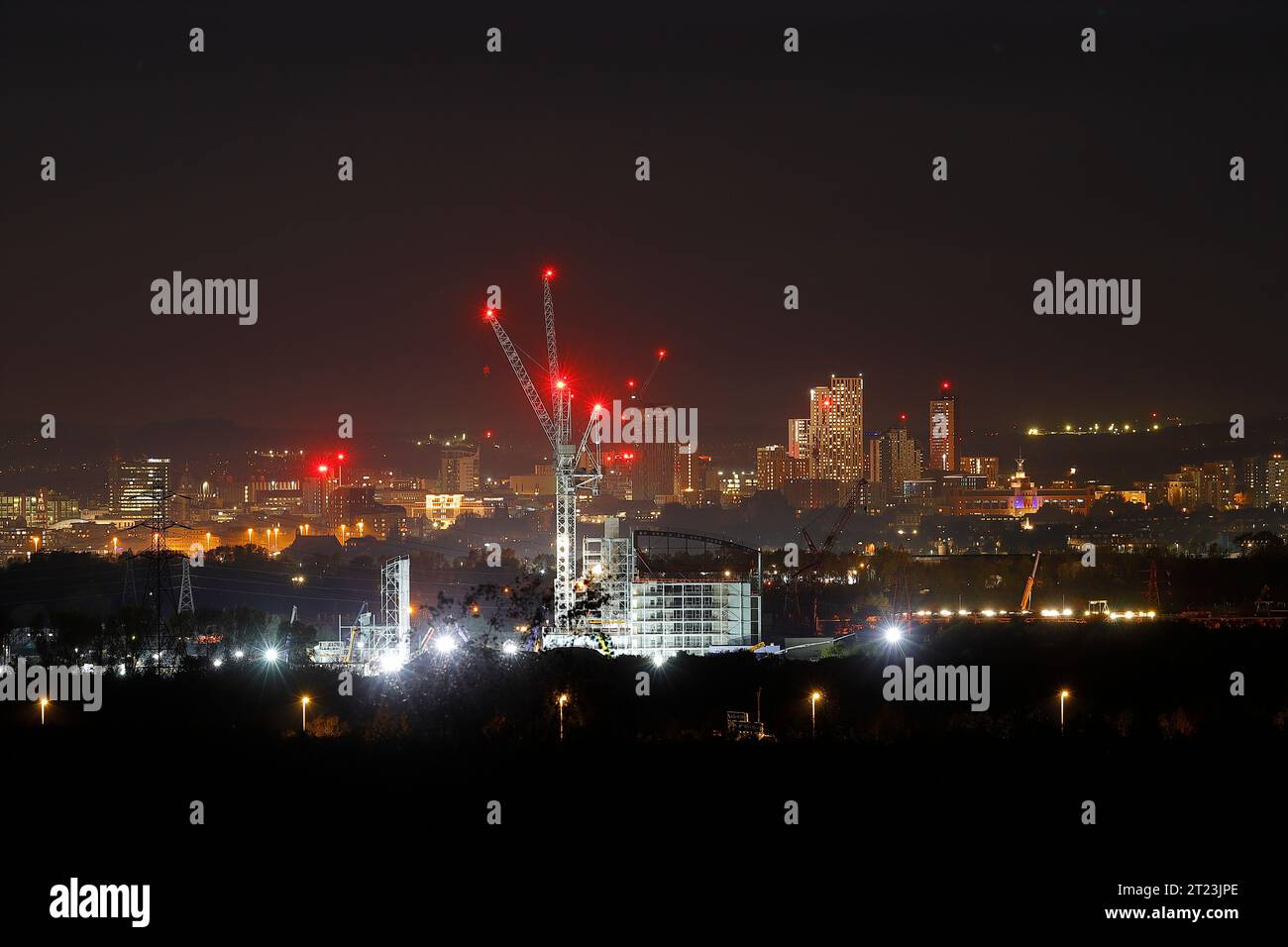 Enfinium skelton grange at night hi-res stock photography and images ...