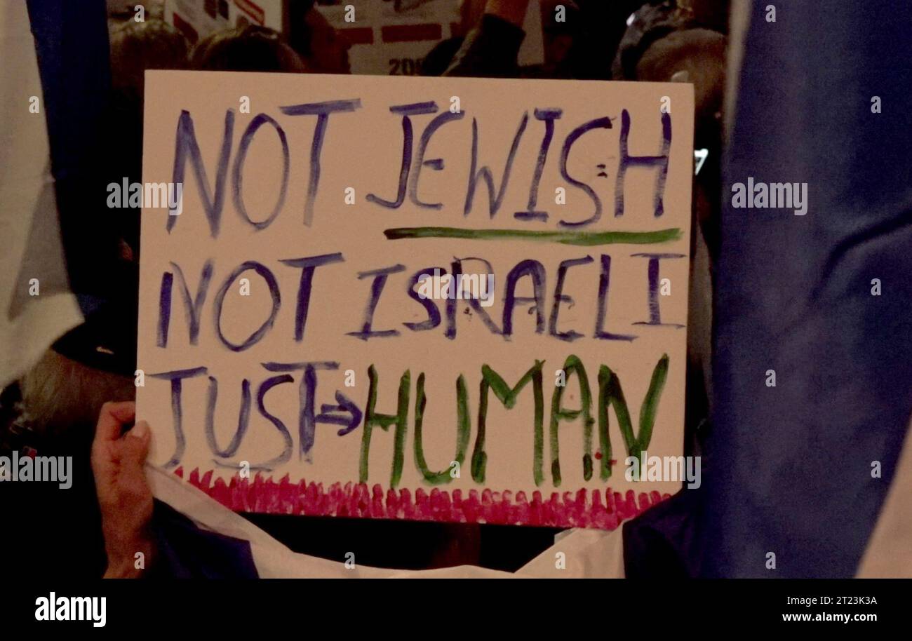 A video grab of protesters outside BBC Broadcasting House, London ...