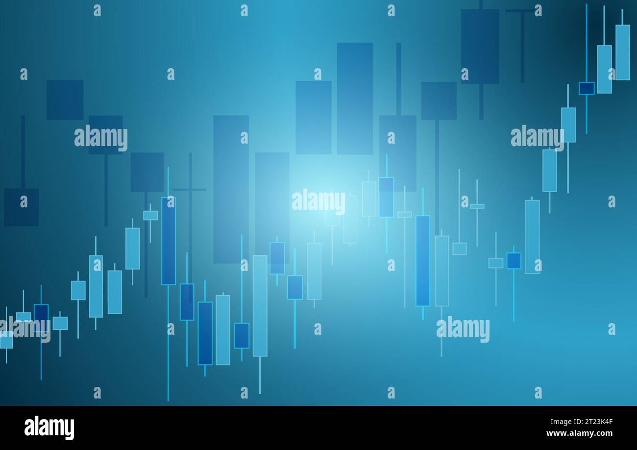 Trading background, wallpaper. Financial candlestick chart, support and ...