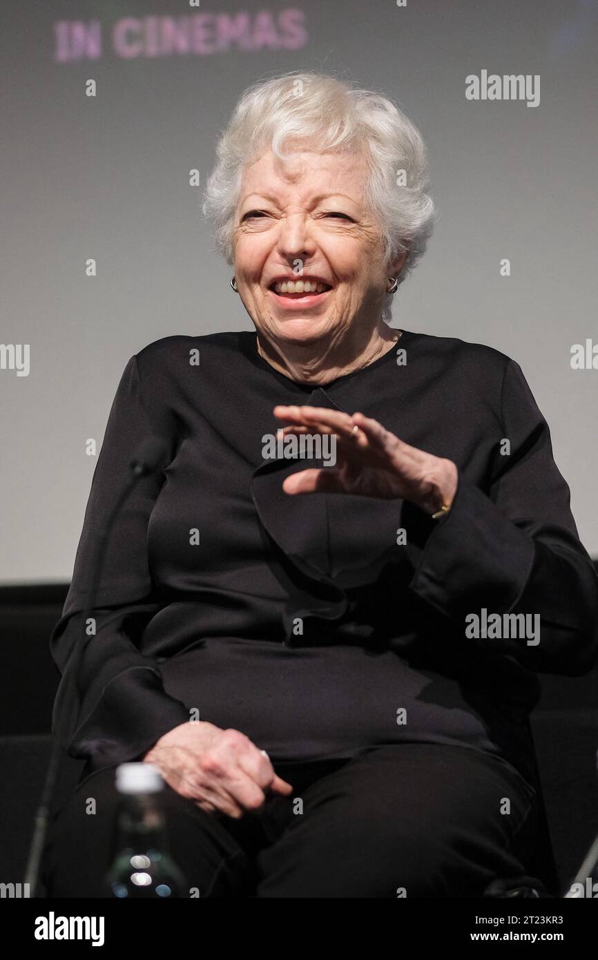 London, UK. 16th Oct, 2023. Thelma Schoonmaker photographed during Mark ...