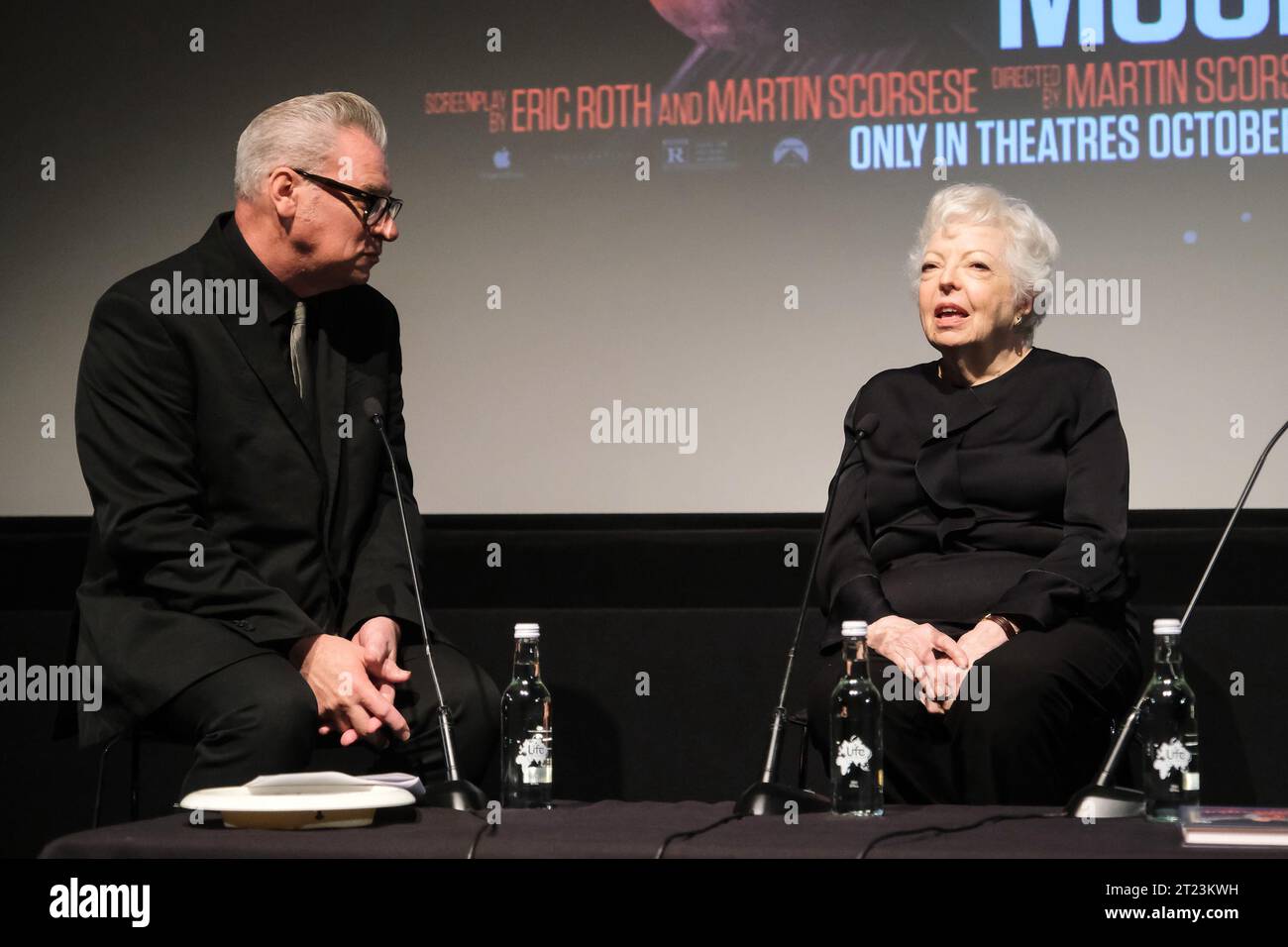 London, UK. 16th Oct, 2023. Mark Kermode and Thelma Schoonmaker ...