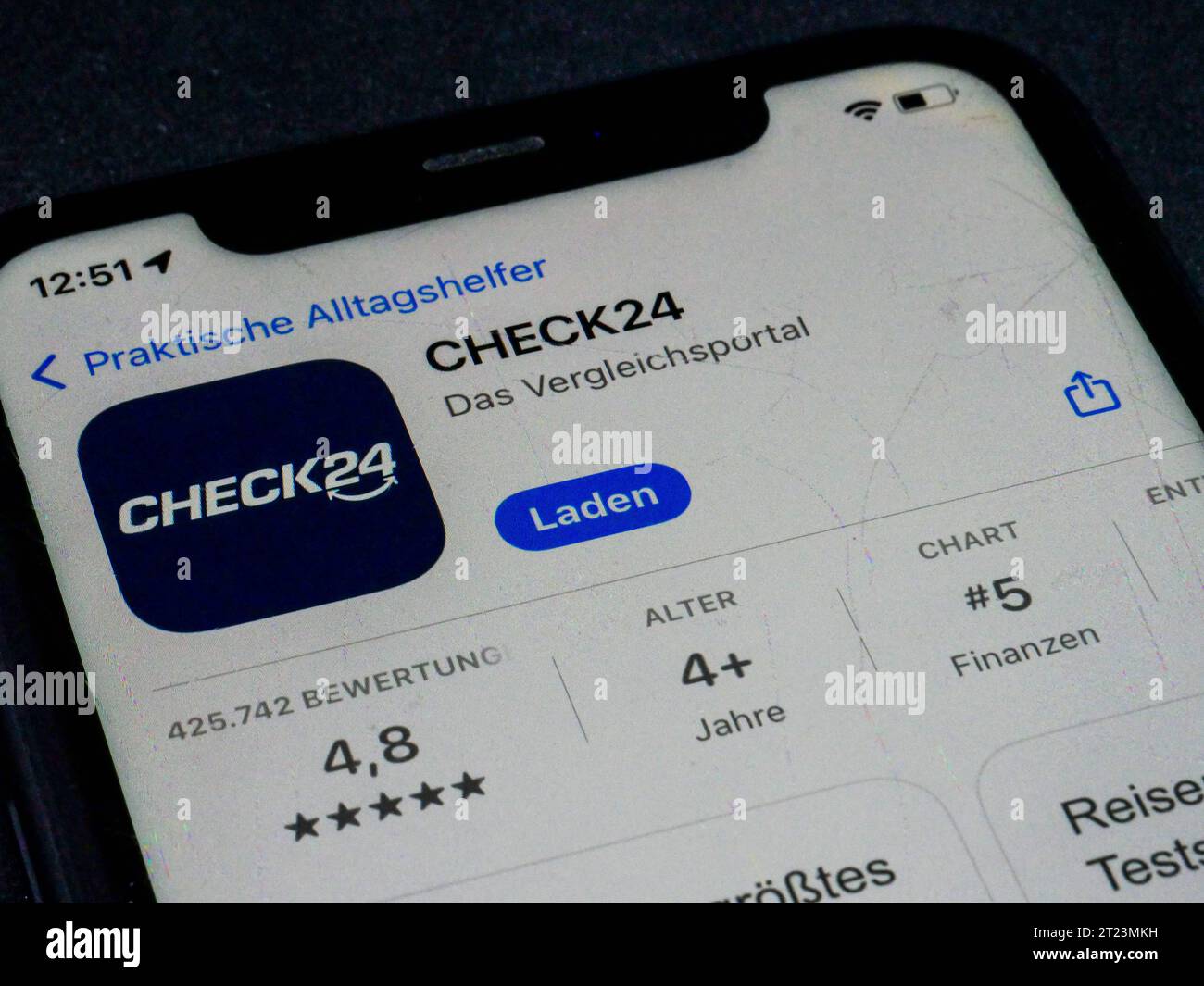 Check24 app hi-res stock photography and images - Alamy