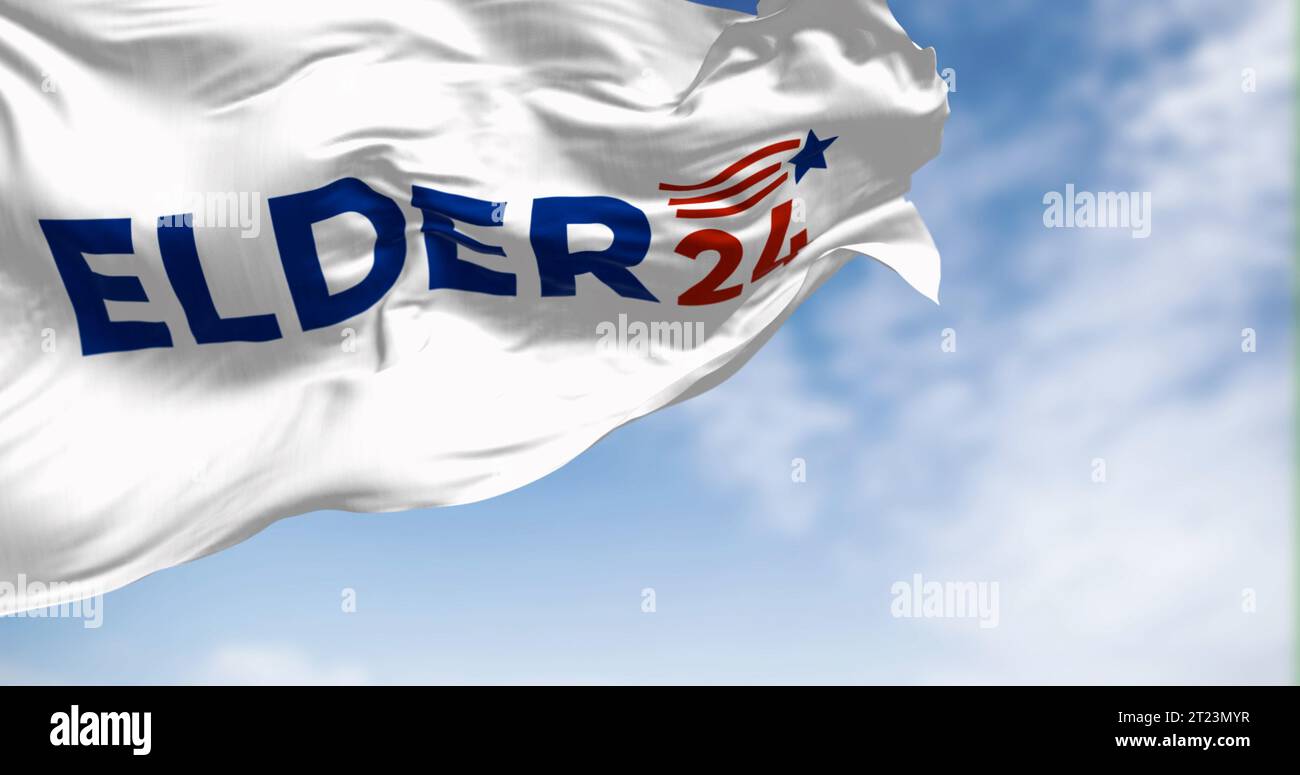 Jersey City, US, June 20 2023: Larry Elder 2024 presidential campaign ...